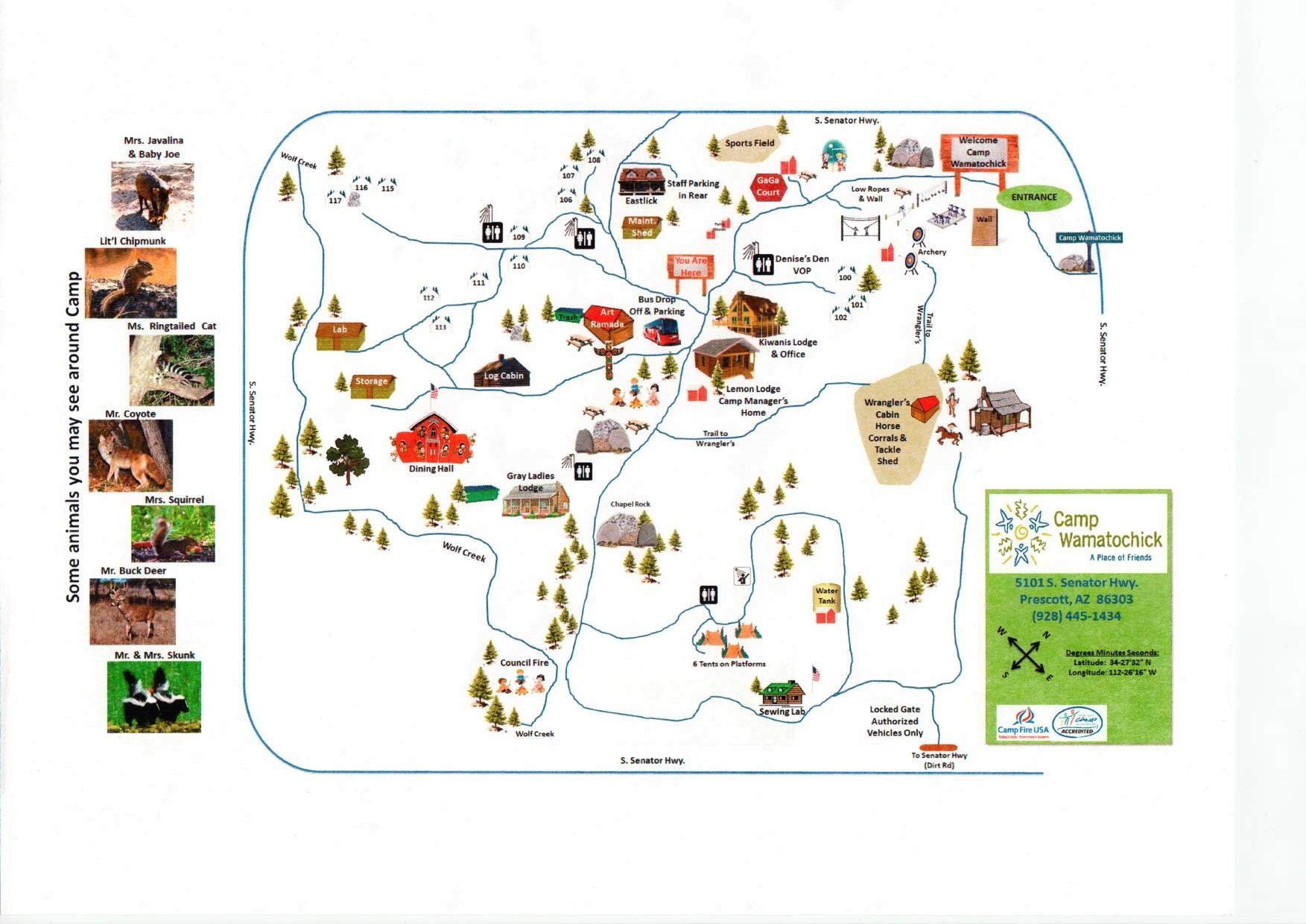 Map & Directions - Camp Tuku