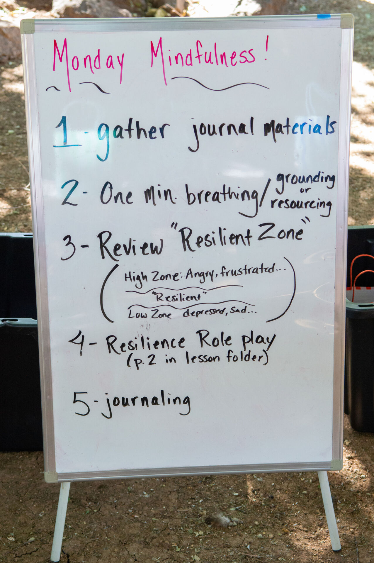 Introducing Mindfulness & the Resilience Zone to Young Campers - Camp Tuku